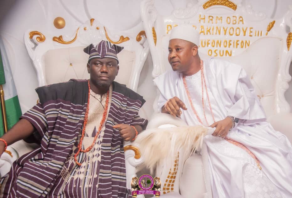 Alaafin of Oyo strengthens historical ties with Olufon of Ifon-Osun in ...