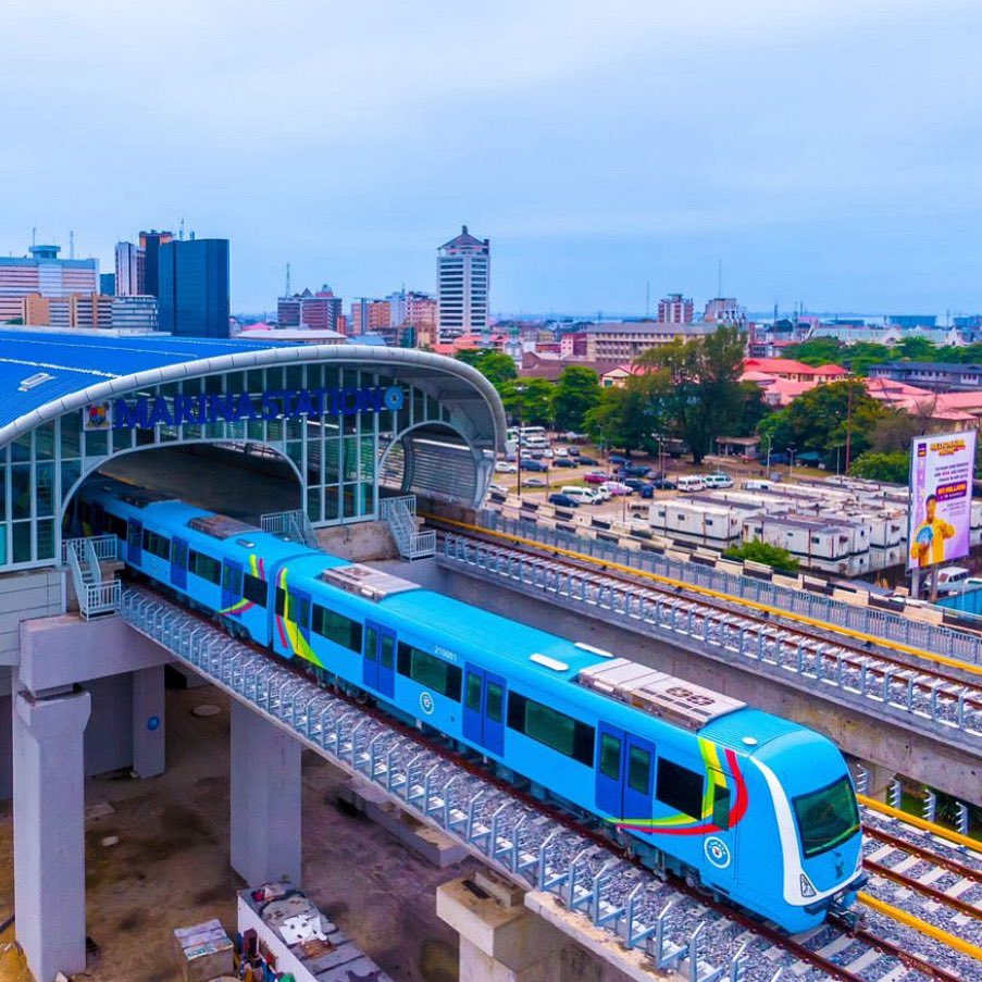 Lagos Blue Line Rail Marks Two Years, Records Over 5 Million Passengers ...